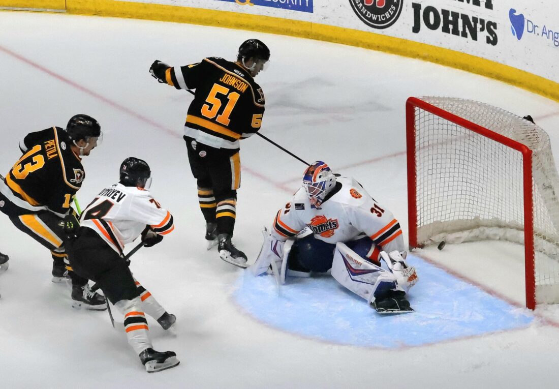 Gauthier Stops 53 in 3-2 Nailers OT Win; Johnson Scores Game-Winner ...